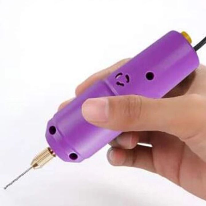 USB Mini Electric Drill DC 5V Hand Drill Circuit Board Acrylic Film ...