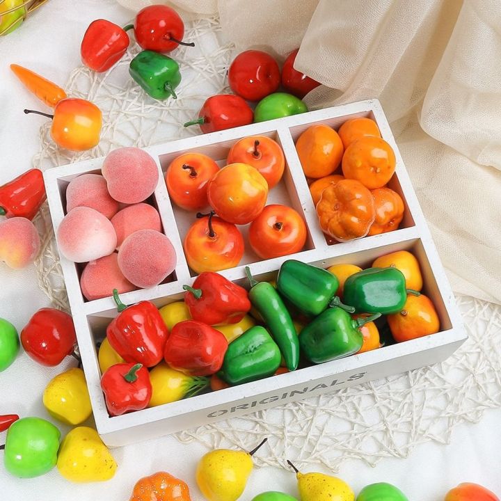 Gift Mini Simulation Fruits Vegetables Photography Props Handmade Food ...