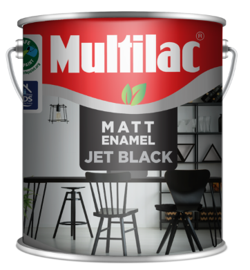 MULTILAC MATT ENAMEL JET BLACK | Daraz.lk