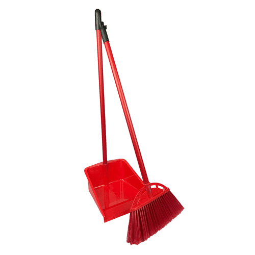 Feather Dust Pan & Broom Set BR-180 | Daraz.lk