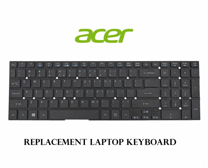 Acer E5-511,E5-511G,E5-571,E5-571G Series Laptop Keyboard Black | Daraz.lk
