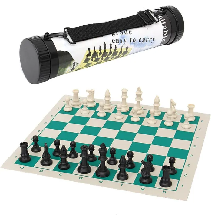 Chess Roll Board With Bag Cover- Medium | Daraz.lk