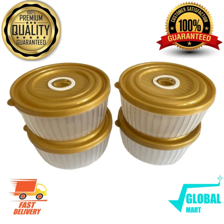 4 Pieces Transparent PP5 Plastic Baby Food Container set (ROUND EXTRA ...