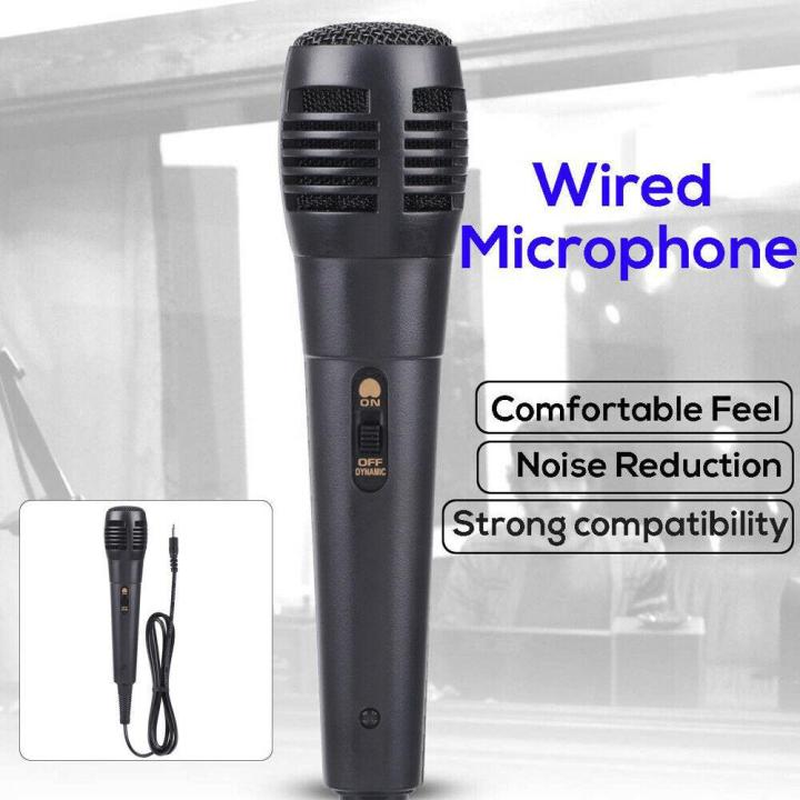 Professional Wired Microphone With Cable - Handheld Mic Recording Audio ...