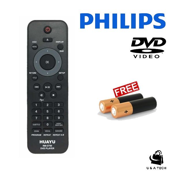 Philips DVD Remote Controller RMD750 & Free Batteries | Daraz.lk
