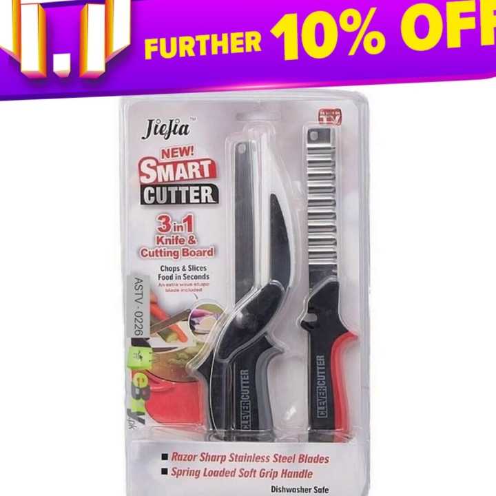 Smart Clever Cutter 3 in 1 Knife & Cutting Board | Daraz.lk