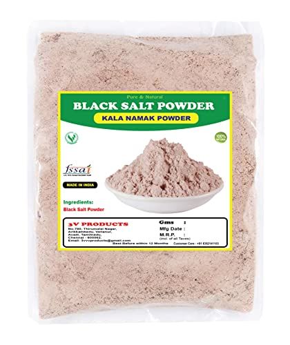 3V PRODUCTS Himalayan Black Salt Powder | Kala Namak Powder | Black ...