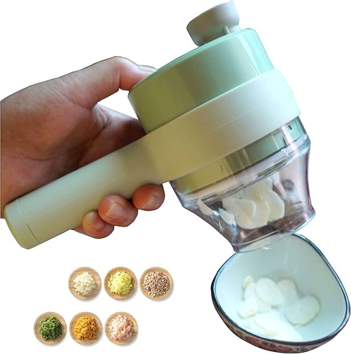 Electric Vegetable (fc) Cutter Set, Multifunction Mini Chopper Food ...