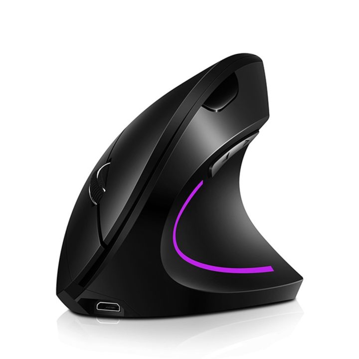 2.4G Wireless Vertical Mouse Rechargeable Vertical Ergonomic Mouse ...