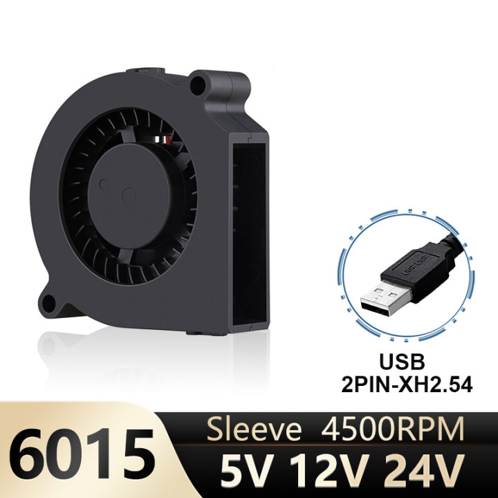 1 Piece Gdstime DC 5V 60x15mm 6015S Brushless Cooling Blower Fan USB ...