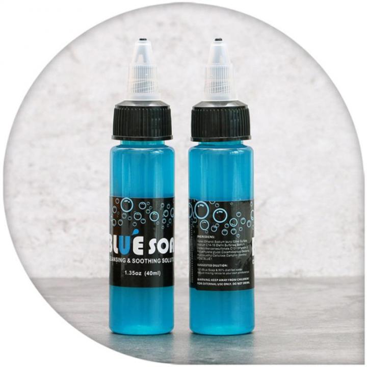Microblading 40ml Blue Soap Cleaning Soothing Solution Tattoo Studio ...