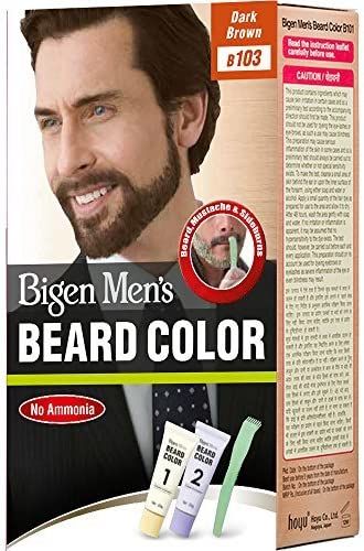 Bigen Men's Beard Colour No Ammonia Formula with Aloe Extract & Olive ...