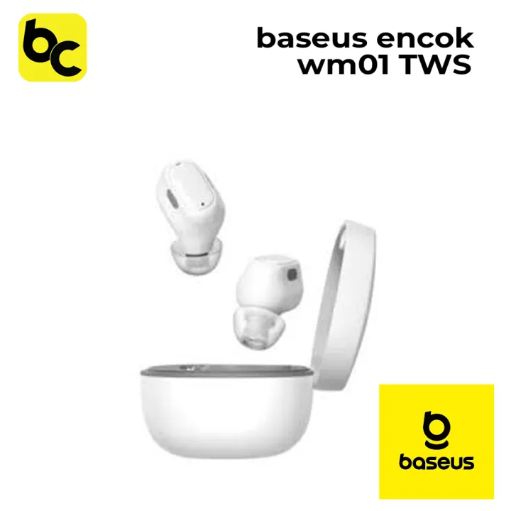 Baseus Encok WM01 TWS Wireless In-Ear Bluetooth Earbud – NGWM01-02- 6 ...