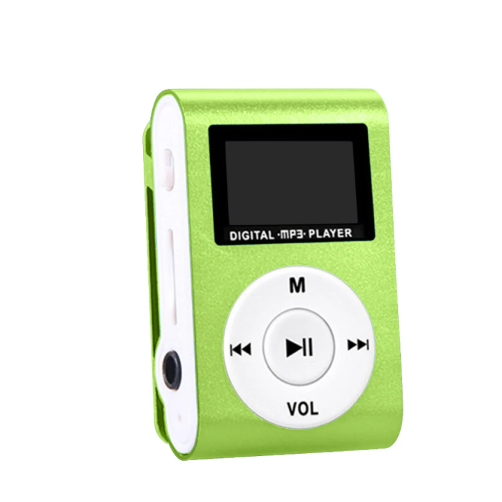 MP3 Player Mini Digital Portable SB Clip MP3 Player LCD Screen Support ...
