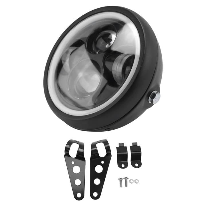 6.5 inch LED Motorcycle Headlight HiLo head light lamp Bulb DRL for ...