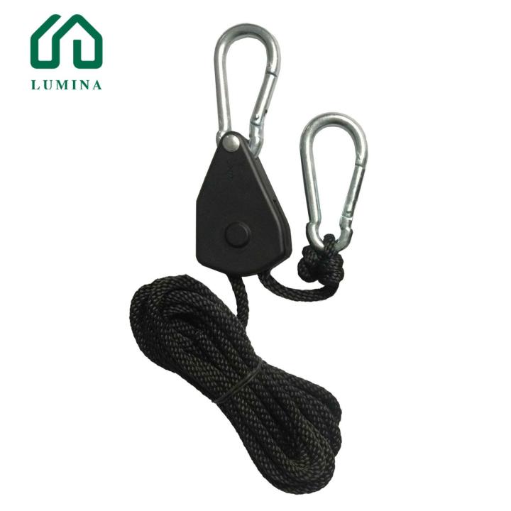 Lumina Secure Rope Holder Premium Adjustable Grow Light Hanger Easy ...