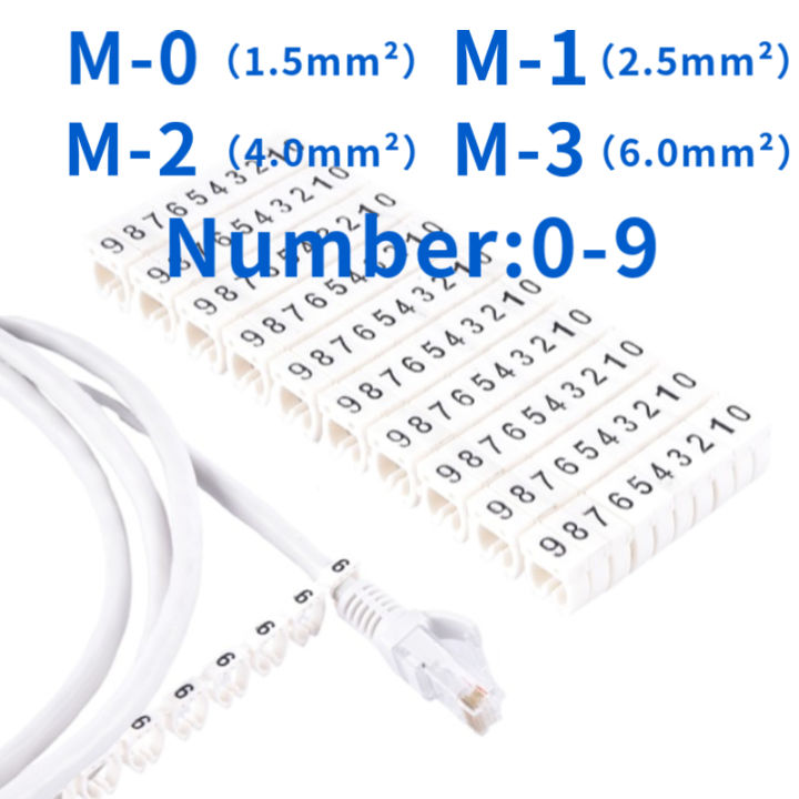 Cable Wire Marker Tag Label Network Cable For Cat5e Cat6 Type ...