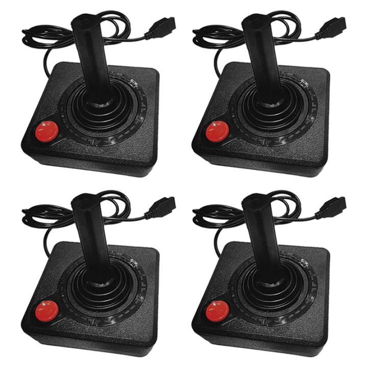 4X Gaming Joystick Controller for 2600 Game Rocker with 4-Way Lever and ...