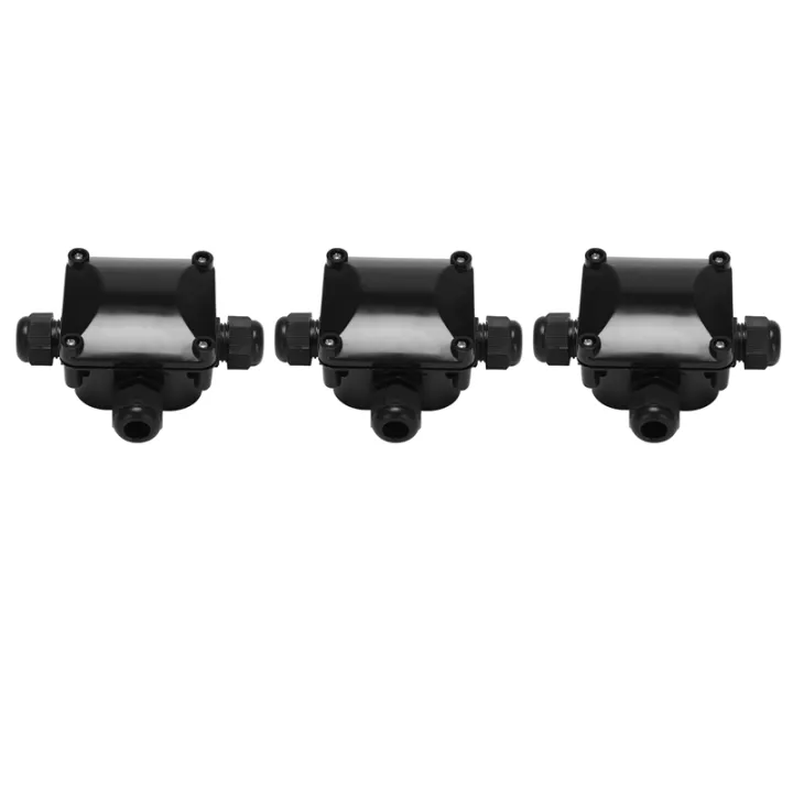 Box Waterproof IP68 External Electrical Junction Box 3 Way Cable ...