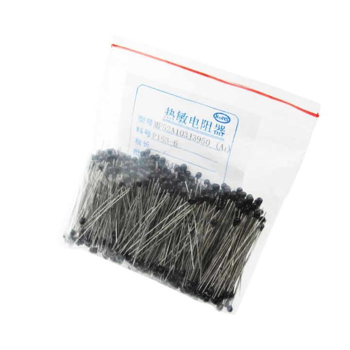 MF52AT 10k OHM NTC Thermistor Resistor 10K +/-5% 3950 +/-% 50pcs | Daraz.lk