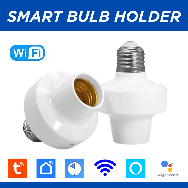 Tuya Smart WiFi Light Socket Lamp Holder for Led Bulb E27 Wireless Lamp ...
