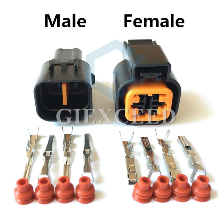 2 Sets 4 Pin Starter Pb621-04020 Pb625-04027 Auto Connector Electric ...