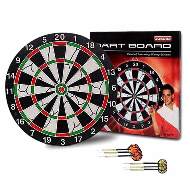 17'' Inches Dart Board / Dart Game - Double Sided | Daraz.lk