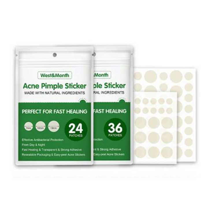 24Pcs Acne Pimple Patch Invisible Ibreathable Acne Pimple Stickers ...