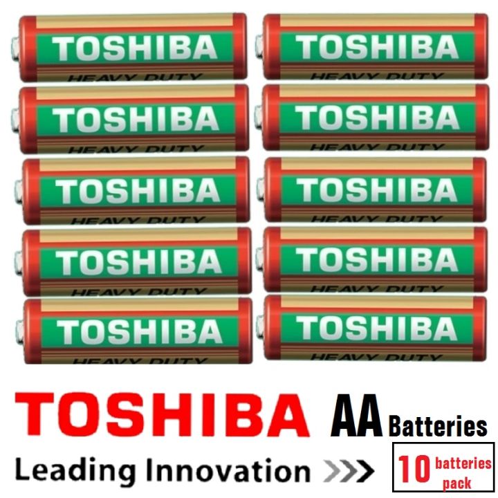AA Battery 10pc Pack Toshiba JAPAN tecnology. (10 AA Batteries Are ...
