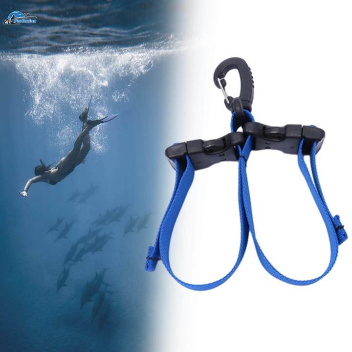 Diving Fins Strap Swim Flippers Buckles for Scuba Diving Swimming ...