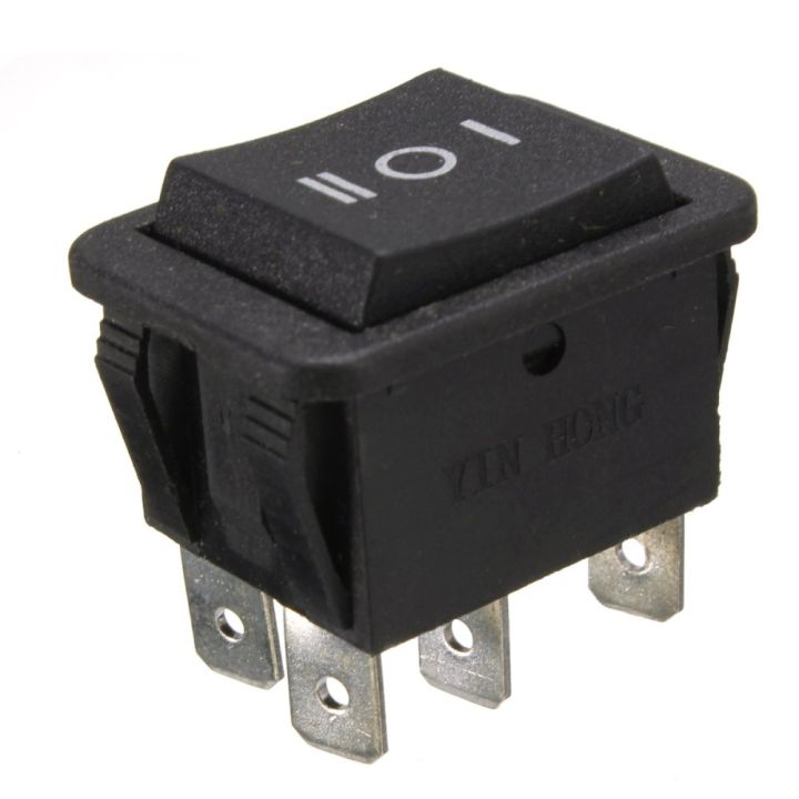Widely 6 Pin DPDTOn-Off-On Momentary Power Window Rocker Switch AC 250V ...
