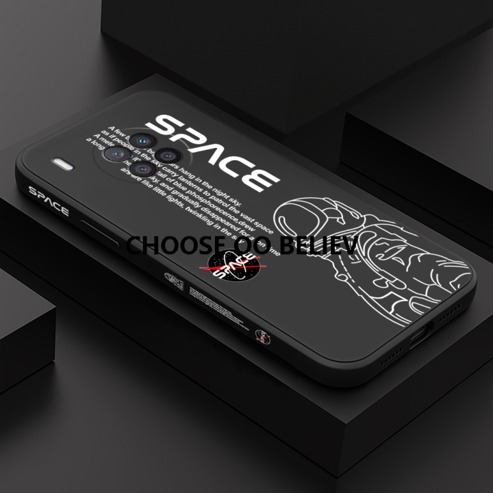CHOOSE Hontinga for Huawei Nova 8I Case Side Design Cool Astronaut Back ...