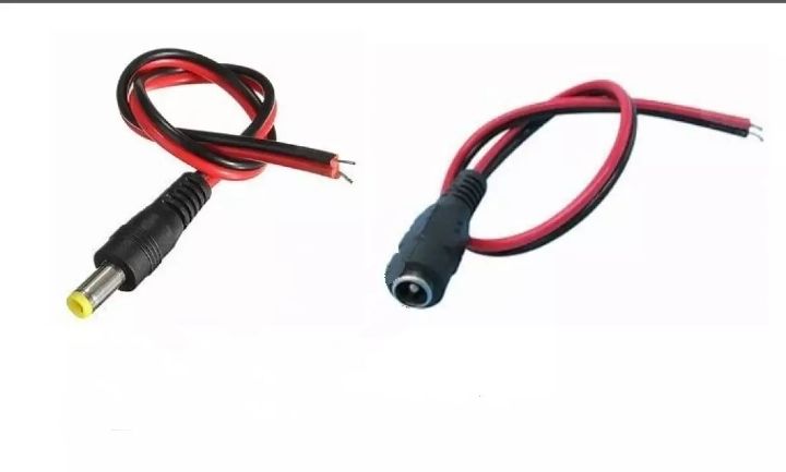 DC Power Connector Cable DC Jack & DC Socket | Daraz.lk