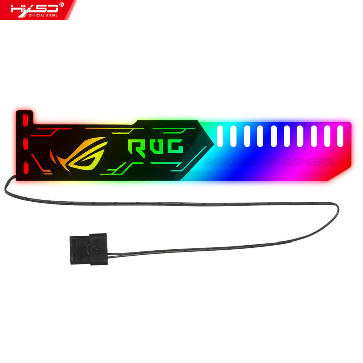 HXSJ Rgb25 Rgb Graphics Card Stand Graphics Card Support With Rgb Light ...