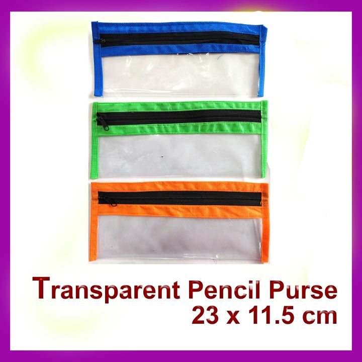 Transparent clear pencil purse | Daraz.lk