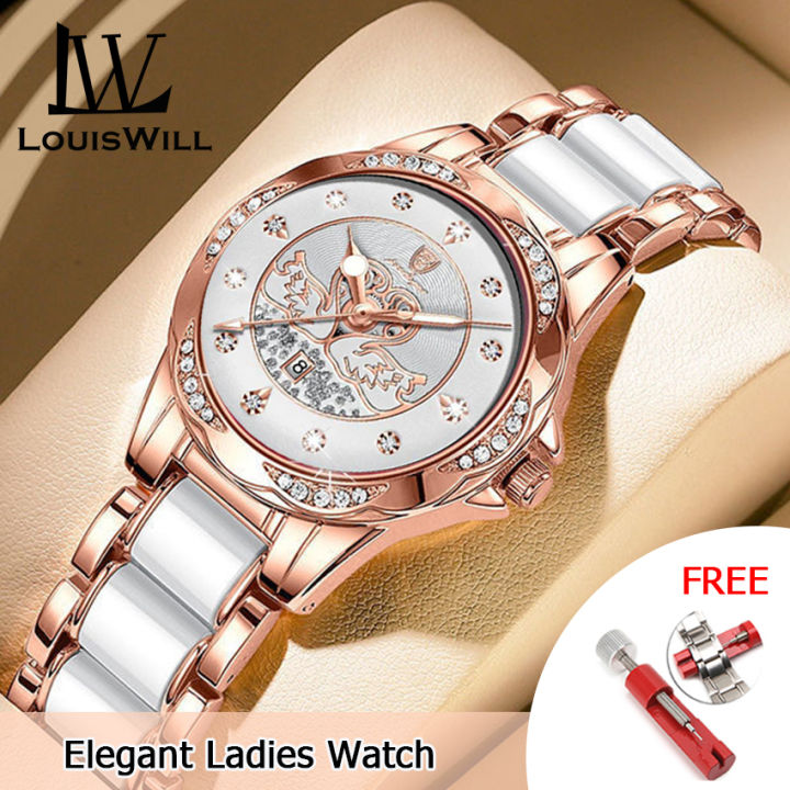 LouisWill Fashion Women Watch Quartz movement Wrist Watch For Women ...