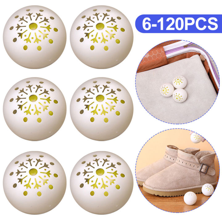 6-120Pcs Sneaker Perfume Balls Freshener Shoes Fragrance Essential Foot ...