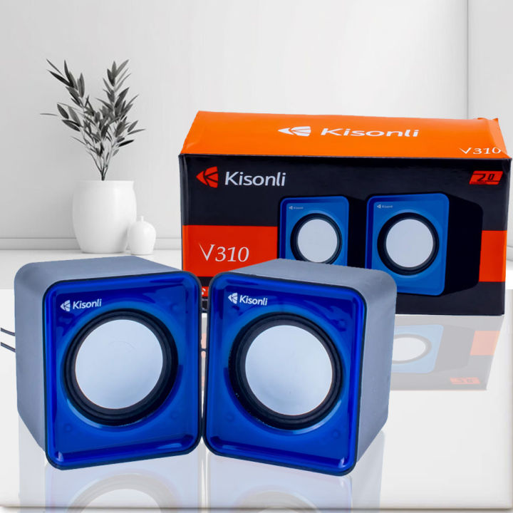 Kisonli V310 Multimedia Computer System Speaker | Daraz.lk