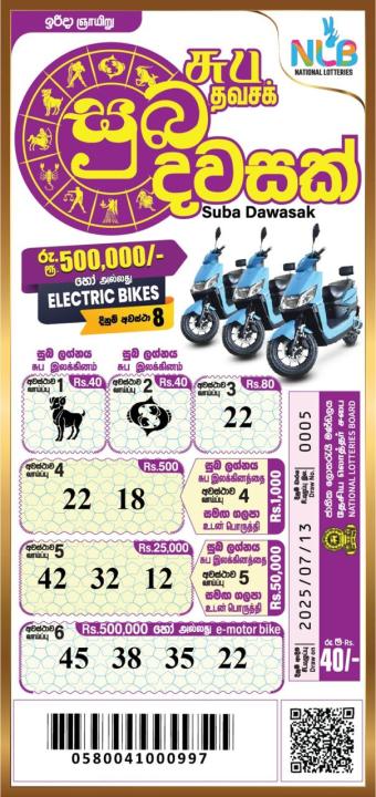 NLB | Subha Dawasak Lottery | Subha Dawasak | 18-06-2026 | Draw No ...
