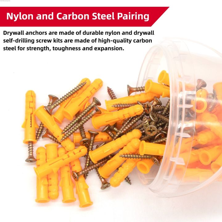 Withoutyou , plastic concrete/, with /x anchor 50 screw anchors 100 ...