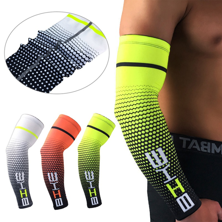 1pcs Sports Sleeves Men Cycling Running Sun Protection Cuff Cover ...