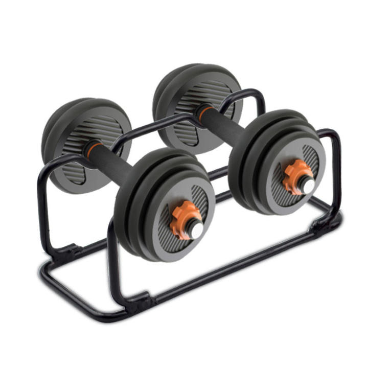 Portable Yoga dumbbell stand Ergonomic Multi-functional Adjustable Gym ...