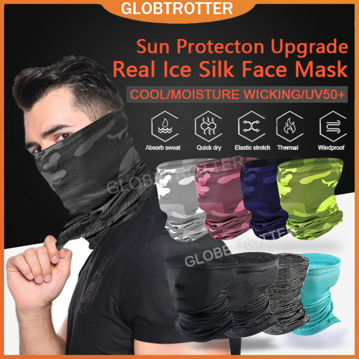 Globetrotter【COD Ready Stock】Ice Silk Cycling Face Mask Protection ...