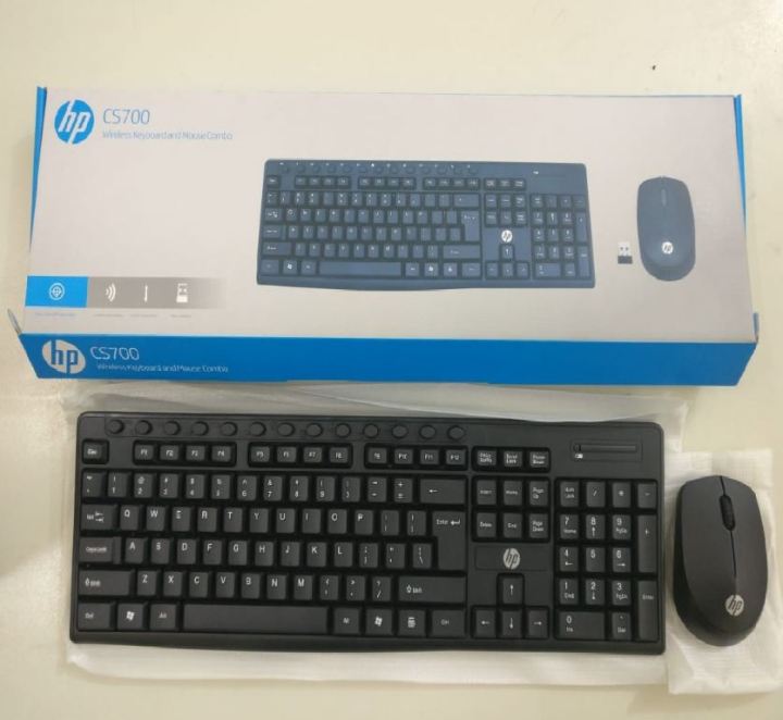 Hp Cs700 Wireless Keyboard And Mouse Combo Daraz Lk