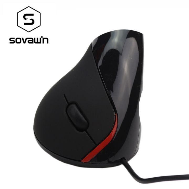 Ergonomic Mouse Vertical Wired PC Mice 1600 1.5m Wire 5 Button USB ...