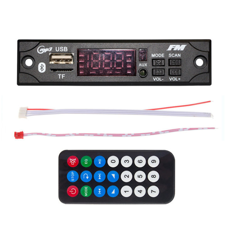 【LuxeLoom123】MP3 WMA Wireless Bluetooth Decoder Board USB FM Radio MP3 ...