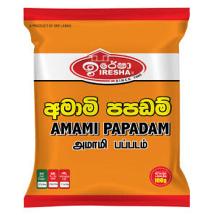 Iresha Amami Papadam - Packet 100G | Daraz.lk