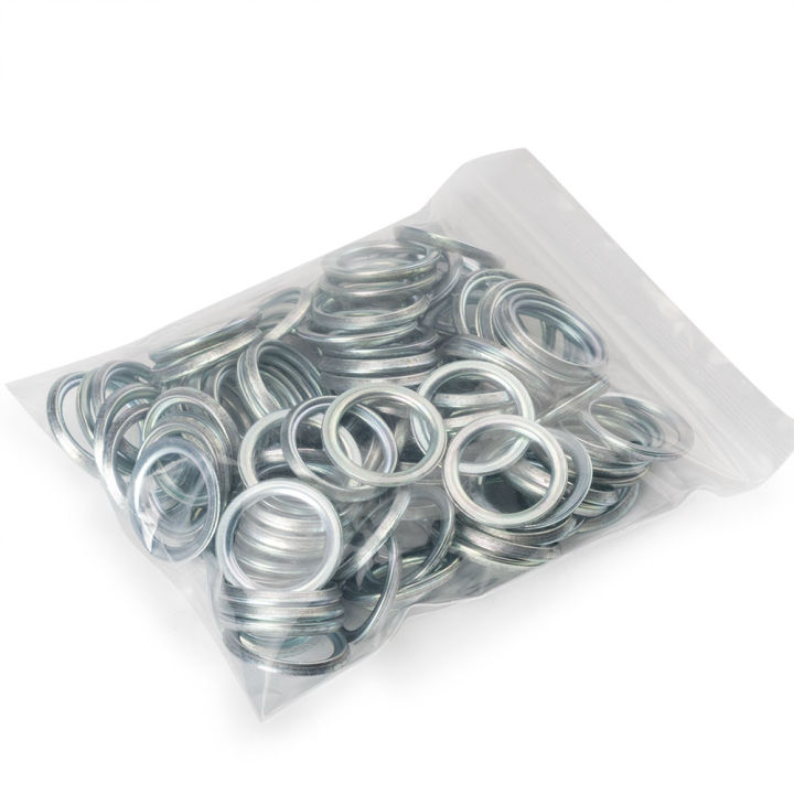 Md050317 50pcs Aluminum Crush Washers/drain Plug Gaskets Rings 21513 ...