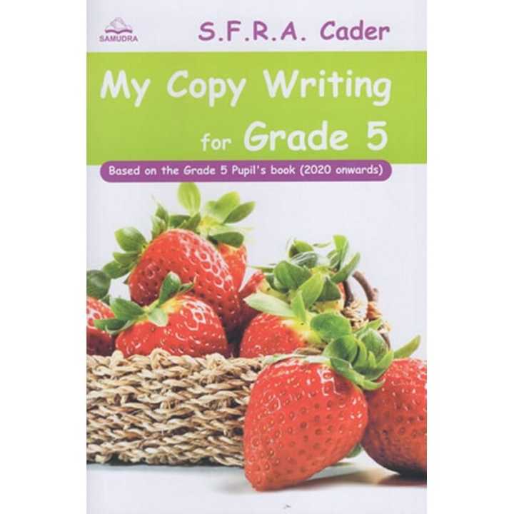 My Copy Writing For Grade 5 - Sbp - 9789550202010 | Daraz.lk