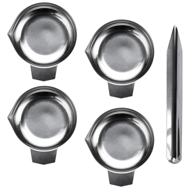 Metal Weighing Powder Pan Mini Scale Trays for Jewelry Liquid Powder ...